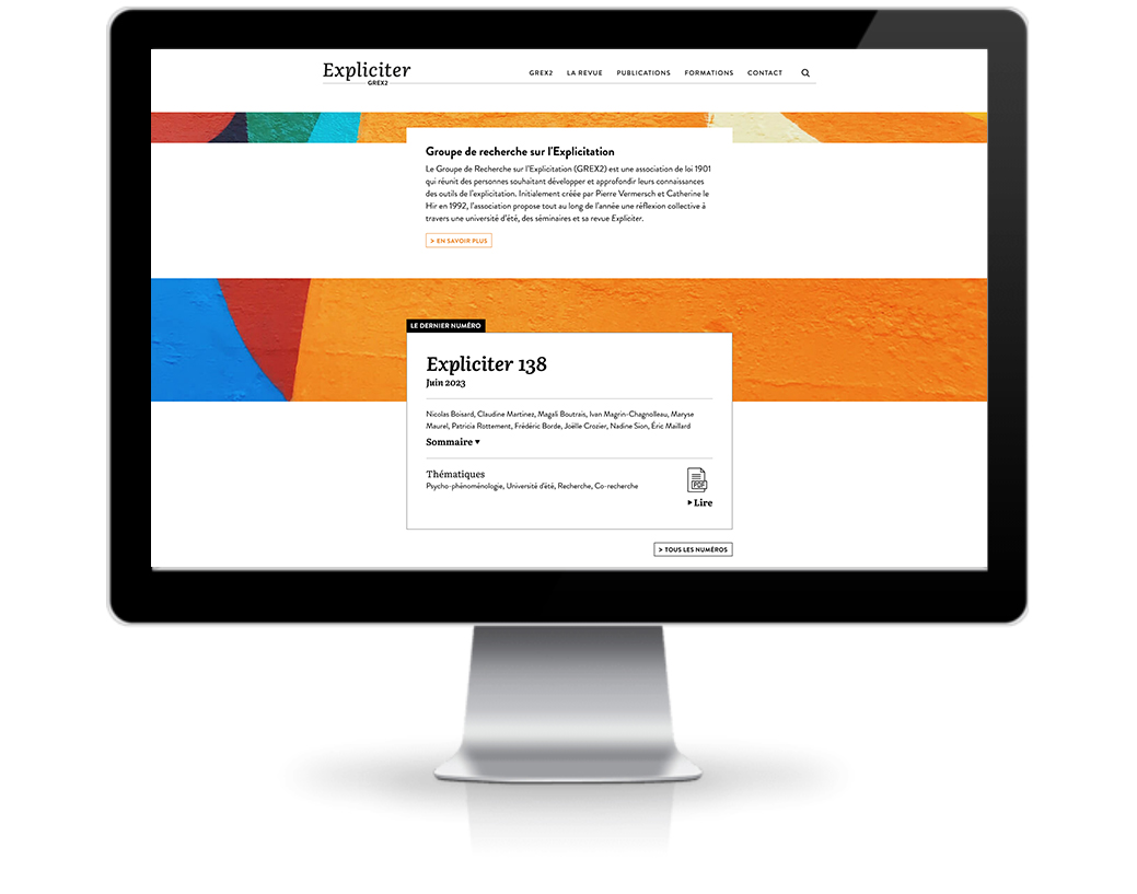 Expliciter - GREX2 | Joran Tabeaud | Graphisme & Site Internet